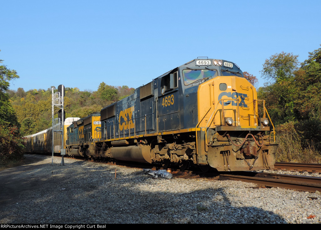 CSX 4693 and 8040
